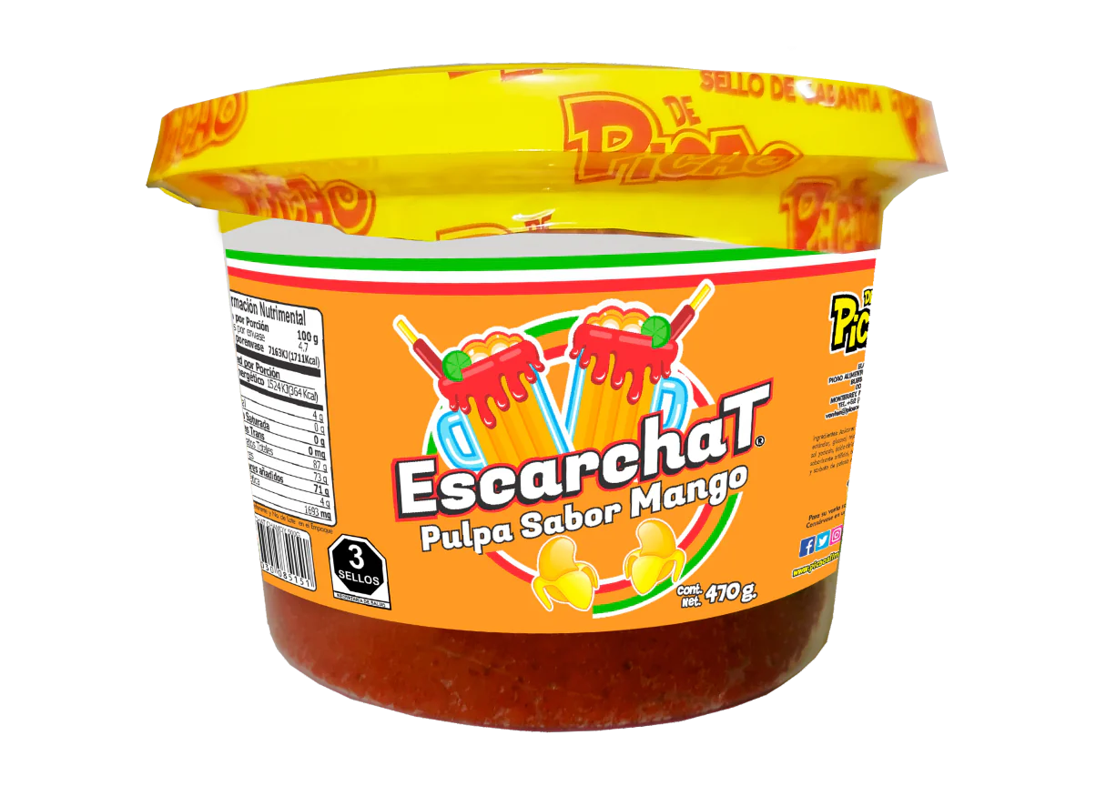Pasta para michelar Mango/chamoy 470g PICAO | Antojitosimportados