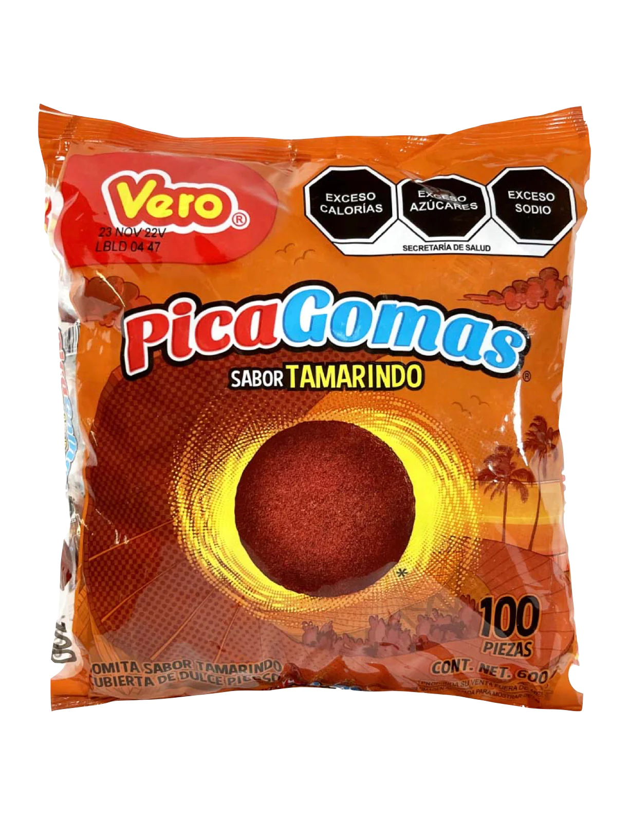 Picagoma Tamarindo bolsa 100pzs | Antojitosimportados